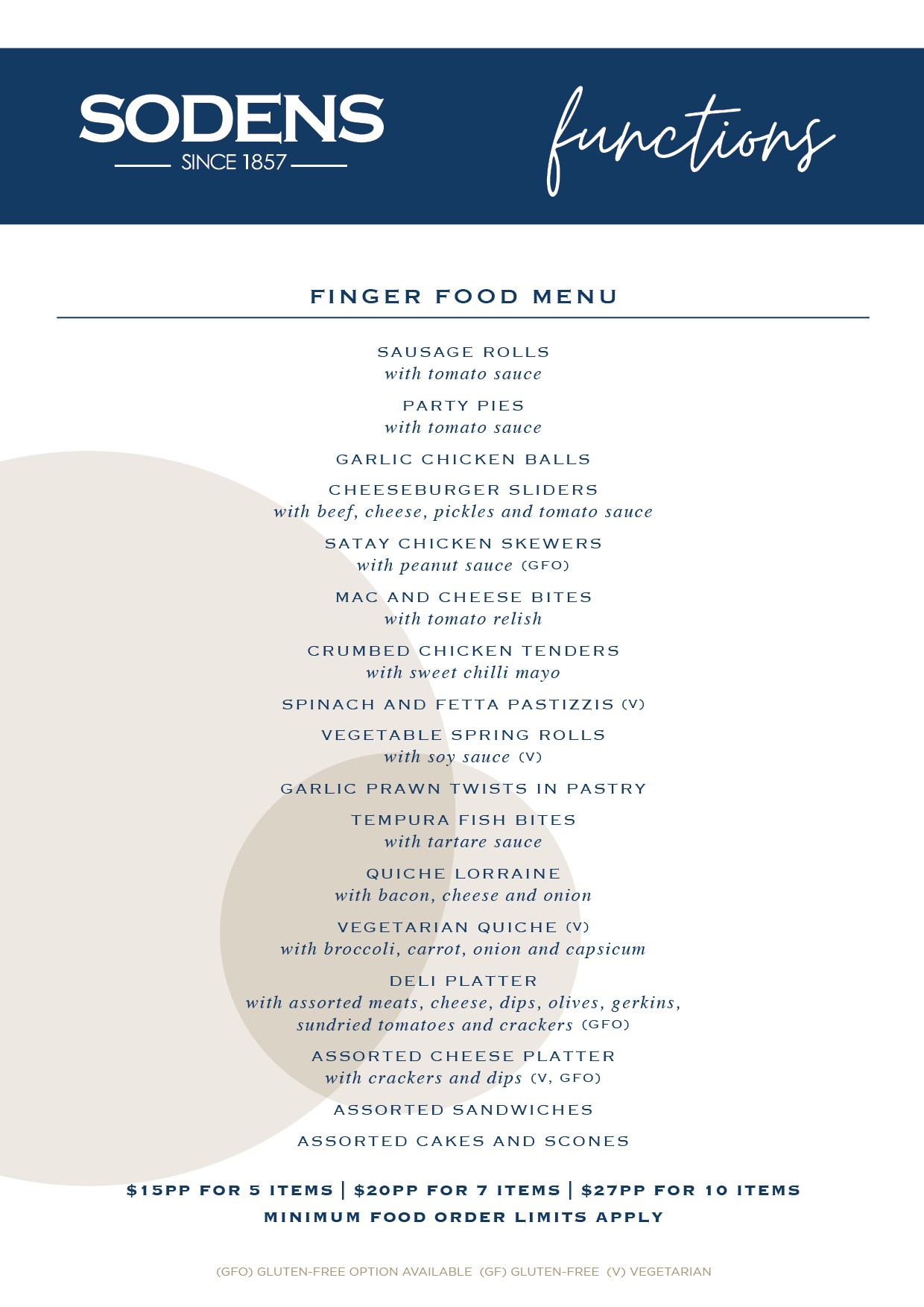 Functions – Sodens Hotel